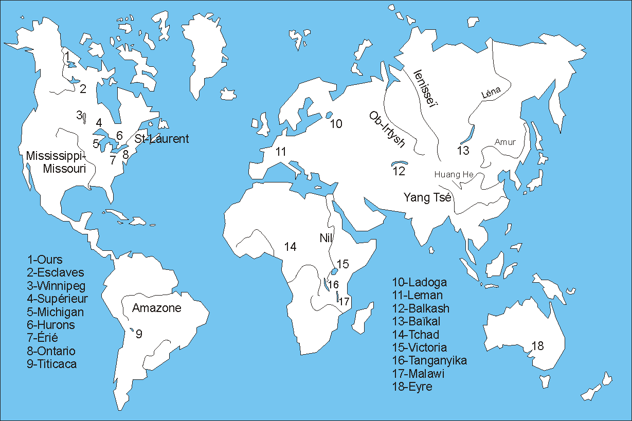 Mouvement de l'eau continentale
